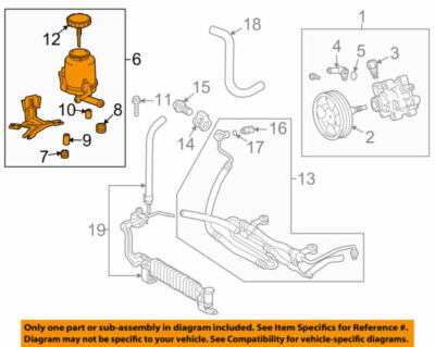 44360-60291 Toyota Reservoir assy, vane pump oil 4436060291, New ...