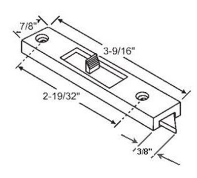 STB Tilt Window Latch, Right Hand, White, 2-19/32" Screw Holes | eBay