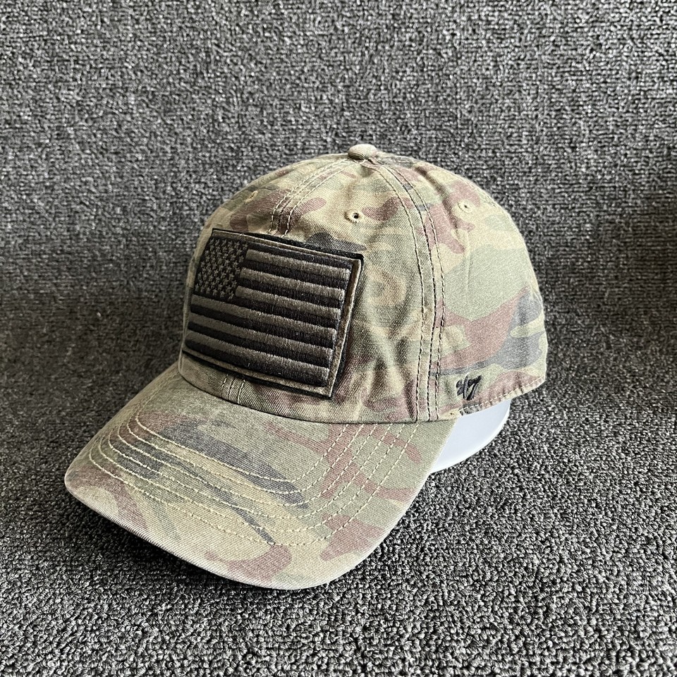'47 Baseball OHT Clean Up Camo Flag Patch Green Camo Baseball Cap | eBay