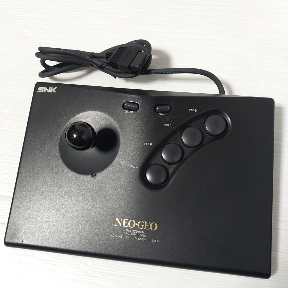 SNK NEO GEO AES Controller Joystick Arcade stick AES MVS CD Tested ...
