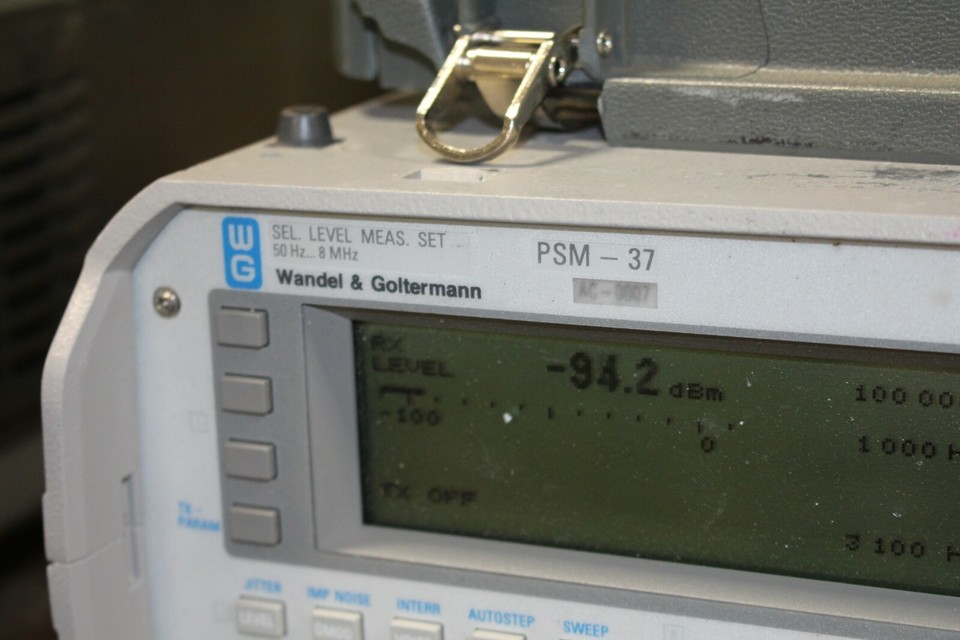 WG Wandel & Goltermann PSM-37 Selective Meter Level Measuring Set 50 Hz ...
