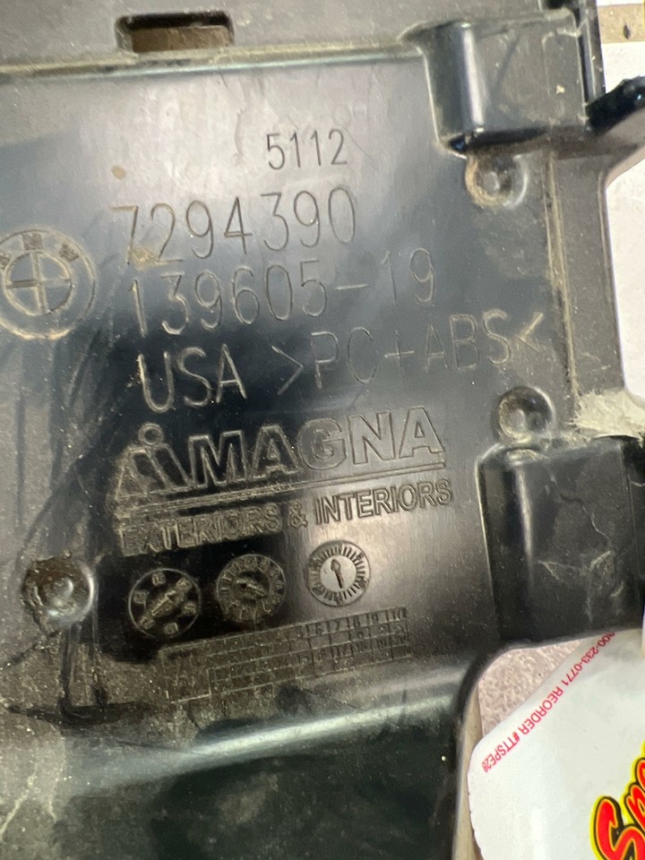 14 - 18 BMW X5 F15 Rear Bumper Support Bracket RH Passenger Side OEM ...