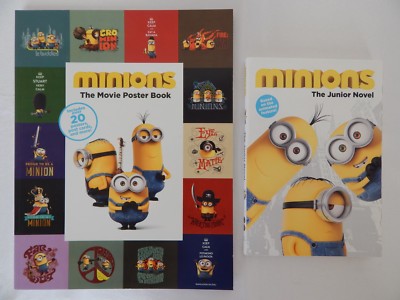 Set of 2 MINIONS Books (NEW), The Movie Poster Book & The Junior Novel ...