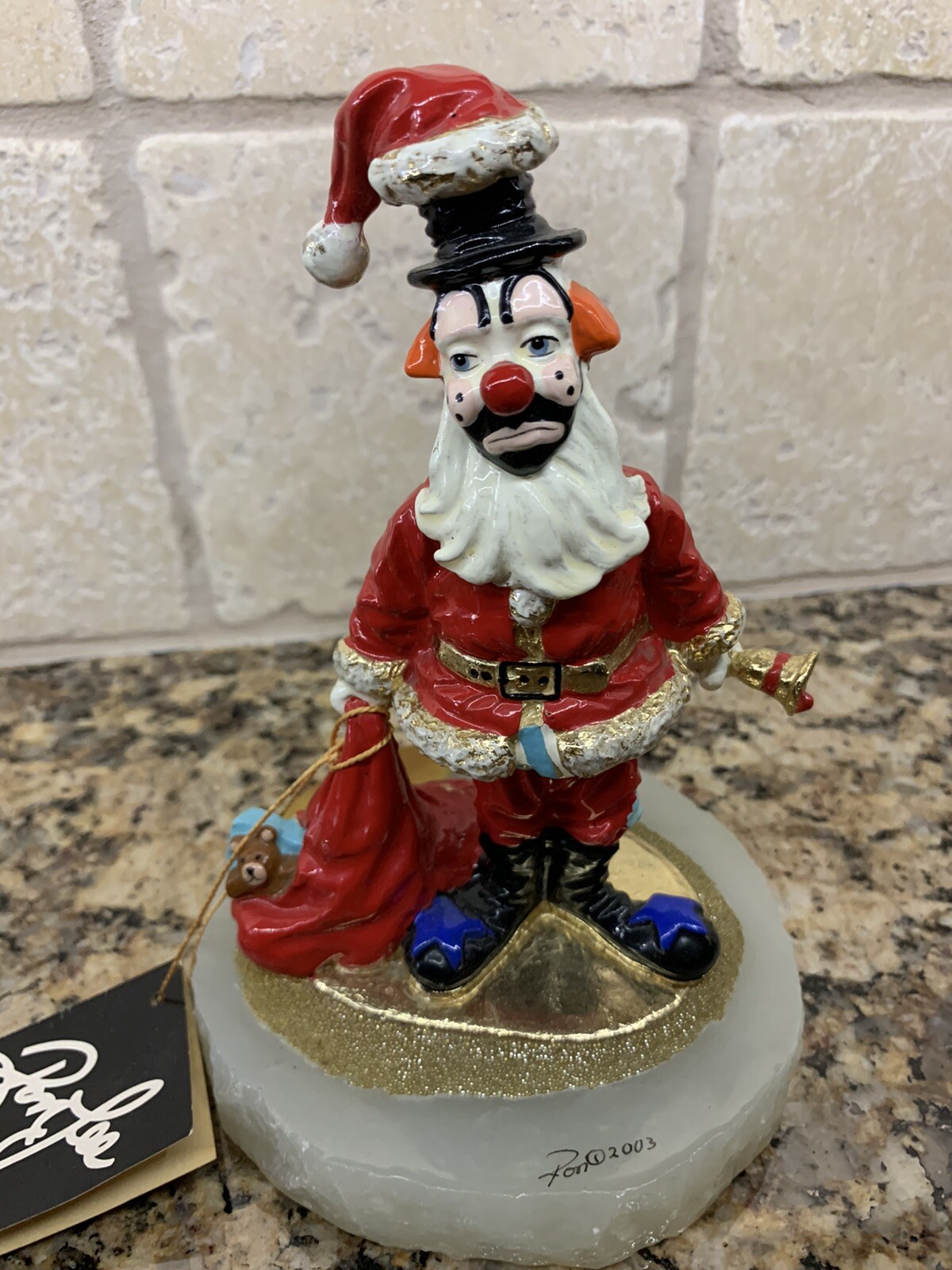 Ron Lee Clowns "Moonlighting", Clown in santa suit, Artist Proof ...