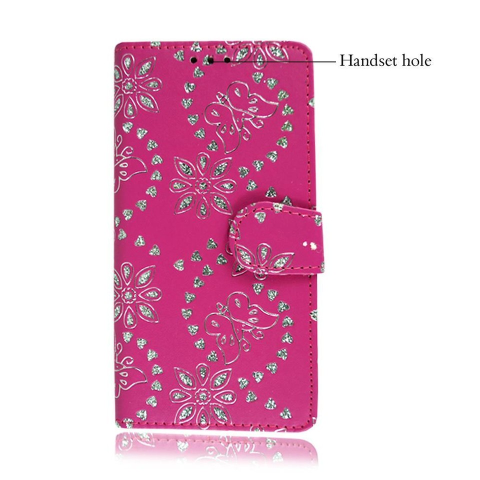 For IMO S 5" 4G HD New Genuine Universal Black Leather Wallet Phone ...