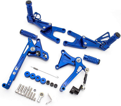 FXCNC CNC CNC Billet Motorcycle Adjustable Rearsets Foot Pegs Rear Set ...