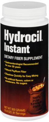 HYDROCIL INSTANT POWDER 300GM psyllium seed ORAL POWDER | eBay