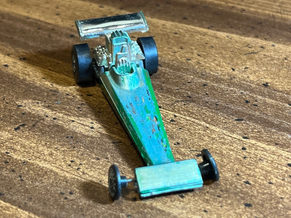 Vintage 1975 Hot Wheels Cool One Green Dragster ~ Partly Painted by ...