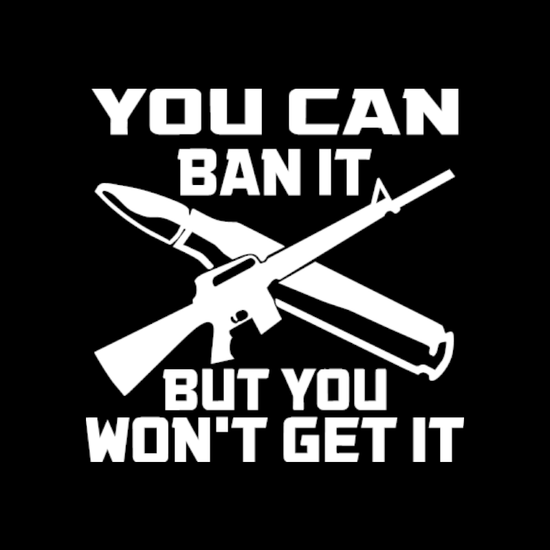 Funny Gun Control Decal Sticker Pro Gun Pro 2nd Amendment Ban | eBay