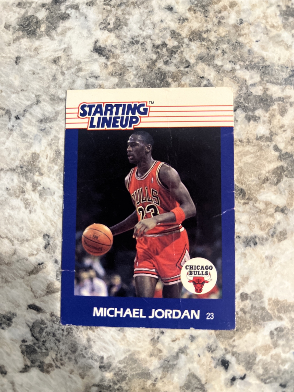 1988-89 Kenner Michael Jordan Starting Lineup card 1988 1st Year Bulls ...