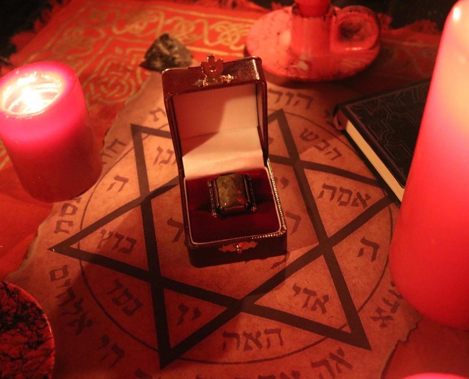 KING SOLOMON KABBALAH Ring–Torah Scroll Talisman,Spiritual Authority ...