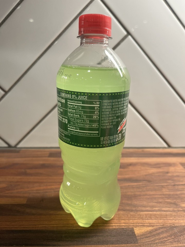 Mountain Dew Thrashed Apple 20 oz Bottle Green Apple Mtn Dew Kroger ...