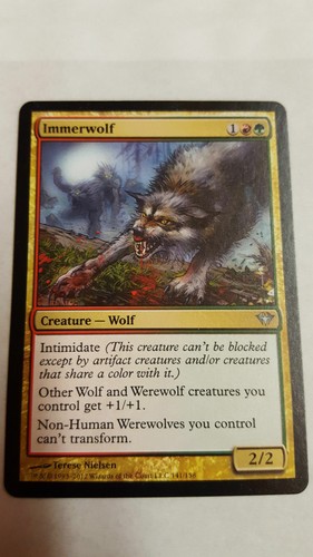1x IMMERWOLF - Rare - Innistrad - MTG - NM - Magic the Gathering | eBay