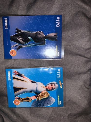 Fortnite 176 Lynx and 171 Ark Holo Cards | eBay
