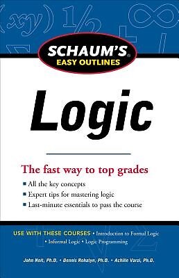Schaum's Easy Outline of Logic by Nolt, John -Paperback | eBay Australia