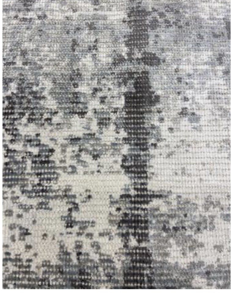 Modern Spectacular Hand Made Area Rug Modern 5 X 7 New Abstract Grey | eBay