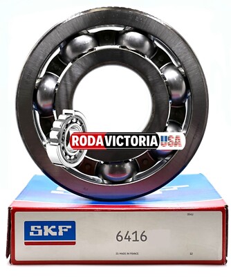 SKF 6416 DEEP GROOVE BALL BEARING, OPEN TYPE, NO SEALS 80x200x48mm | eBay