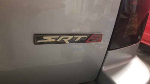 Srt8 Badge Metal Black&red SRT 8 Emblem Rear Trunk Decal Fender Side ...