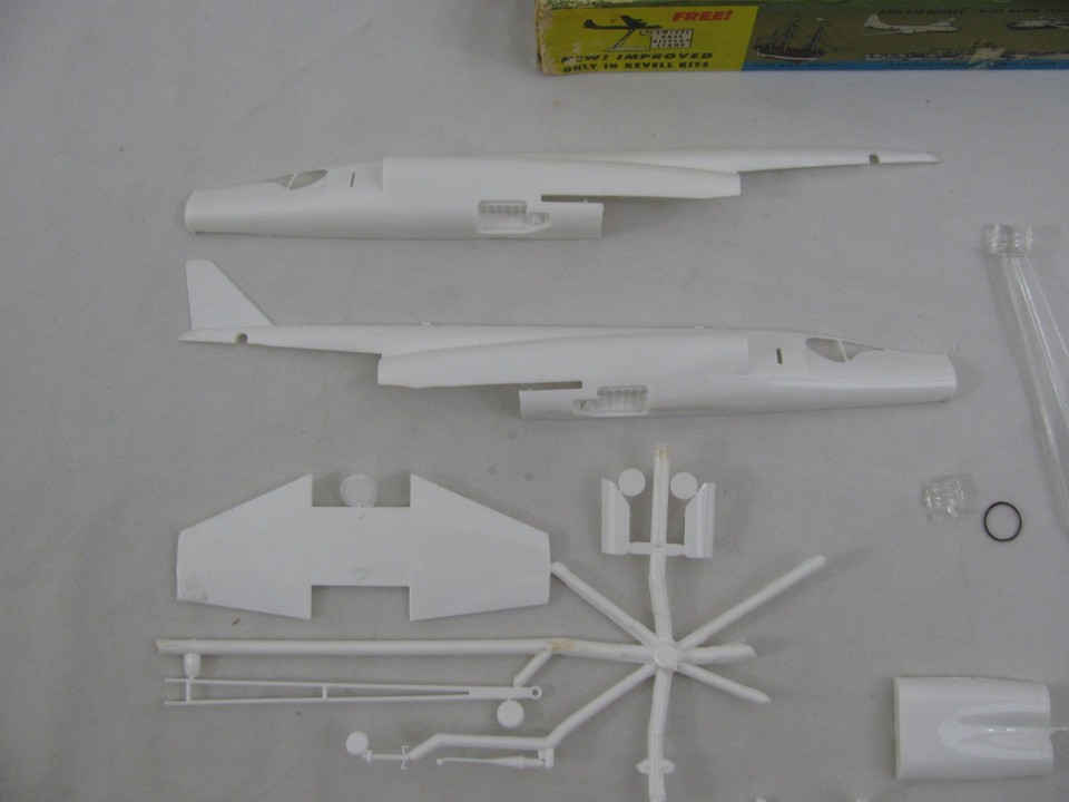 Vintage 1955 Revell 1/65 Douglas X3 Stiletto Model Airplane Kit #H-259 ...