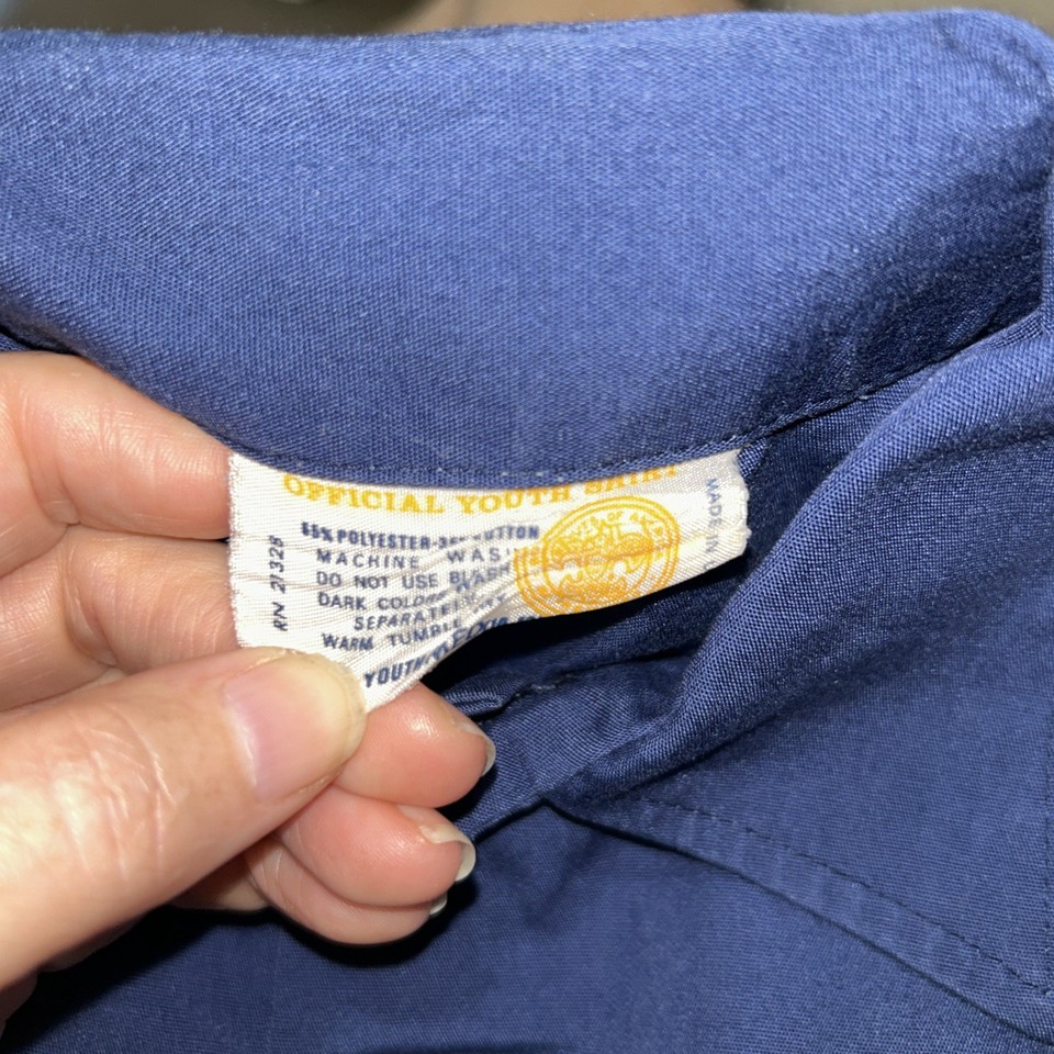 Cub Scout Boy Scouts BSA UNIFORM SHIRT Youth Medium Short Sleeve F33 | eBay