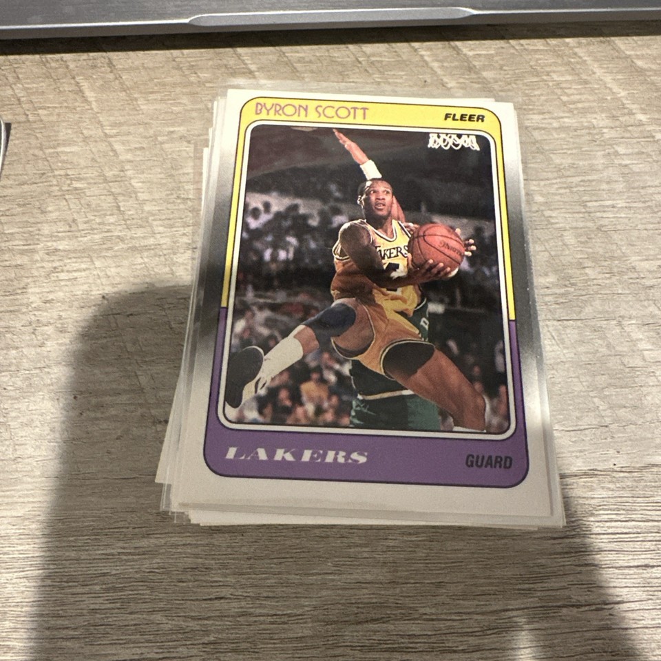 1988-89 Fleer Basketball Lot 43 Cards No Dupes Moses Malone Byron Scott ...