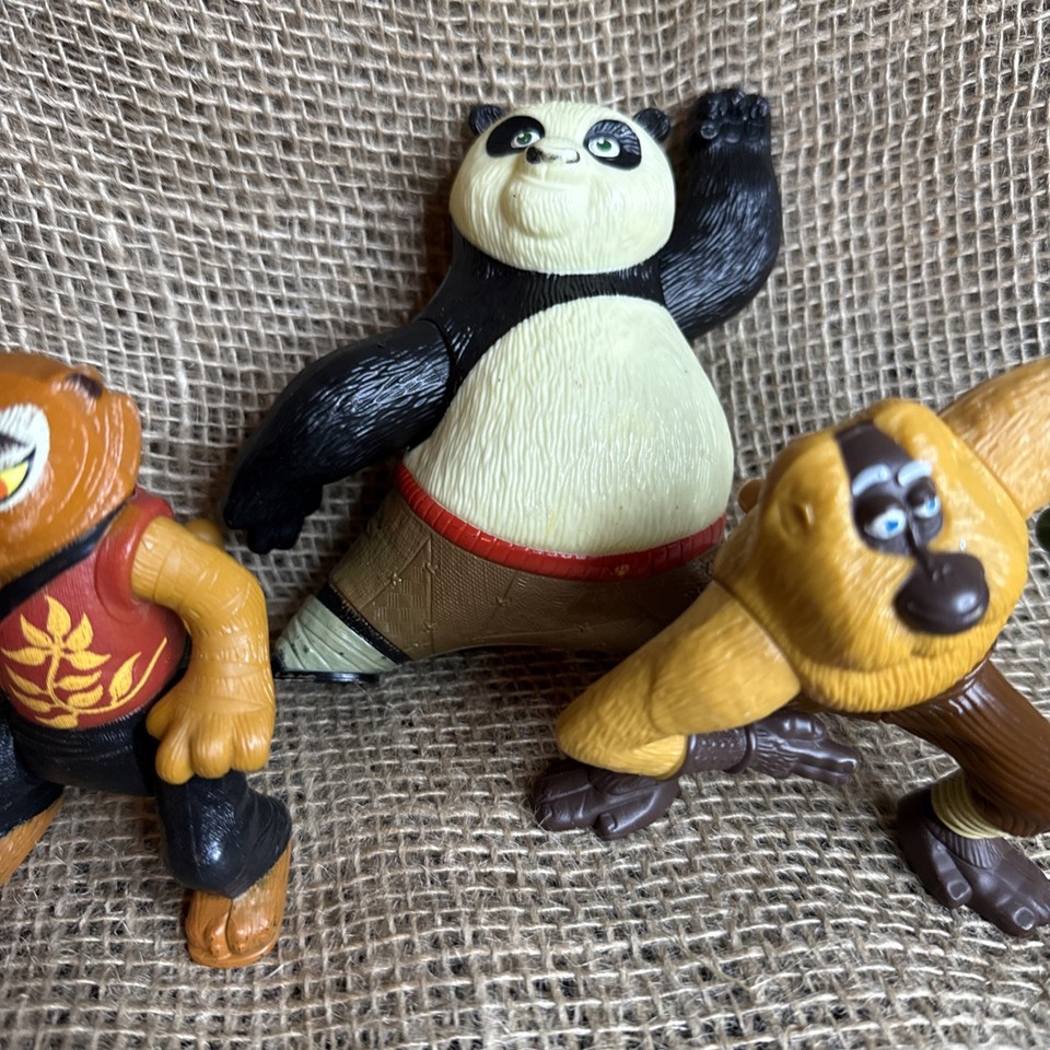 Lot of 4 Disney Kung Fu Panda Toys Tigress Master Monkey T2 | eBay