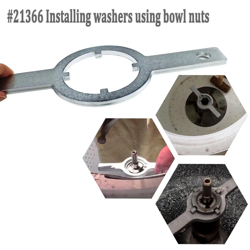21366 Spanner Wrench for Kenmore/Whirlpool Washer HD Tub Nut - TB123A ...