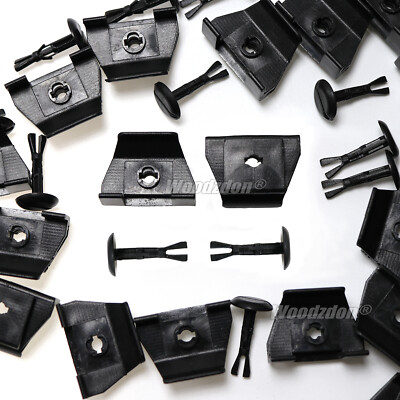 10 Set Front Fender Liner Bumper Cover Pin Clip for Toyota 5387958010 ...