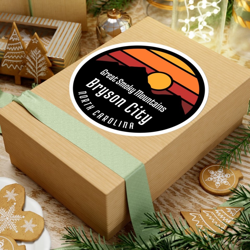 Bryson City, North Carolina, Kiss-Cut Stickers. Free Shipping! | eBay