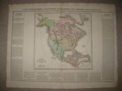 IMPORTANT ANTIQUE 1825 NORTH AMERICA UNITED STATES TEXAS CAREY & LEA ...