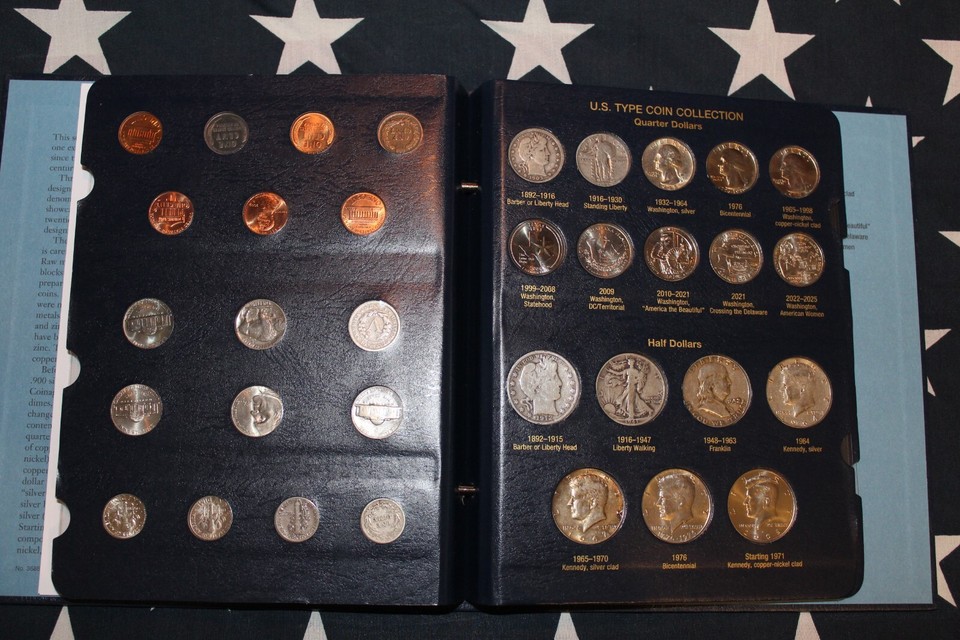 U.S. 20th and 21st Century Type Set 41 Coins Nice Circulated W/ Some ...
