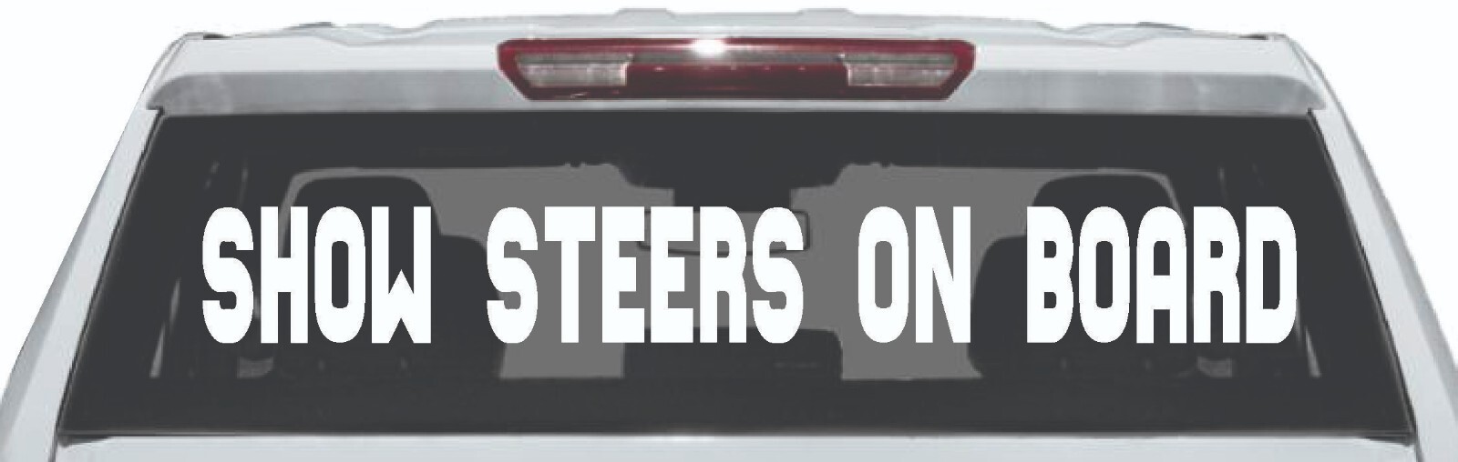Show Steers on Board Decal Sticker Cattle Stock Livestock Farm Ranch ...