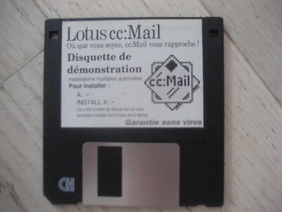 disquette pc demonstration lotus cc mail | eBay