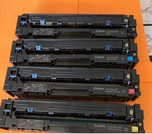 4 Genuine Canon MF656cdw MF654cdw LBP632cdw 067 Color Starter Toner ...