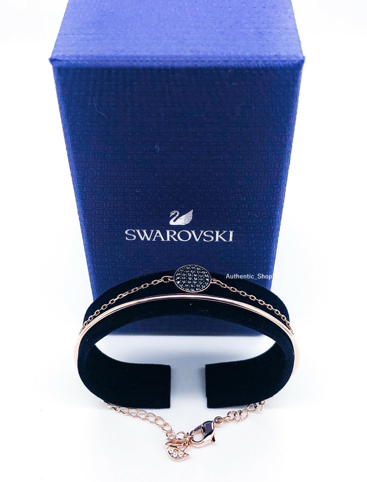 NEW Authentic SWAROVSKI Crystal Pave Bangle Bracelet 5274892 5389044 ...