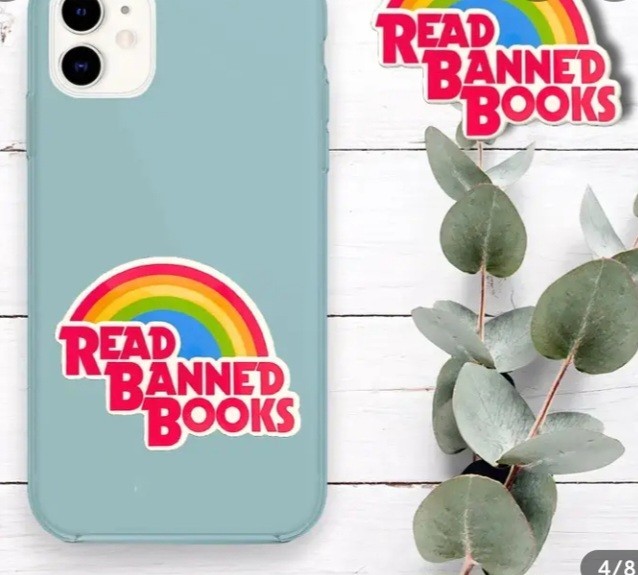 Read Banned Books Vinyl Decal | eBay