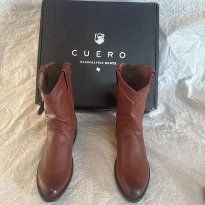 Cuero The Austin Calf Cherry Men’s Cowboy Boot 7.5 D Handcrafted Boots ...