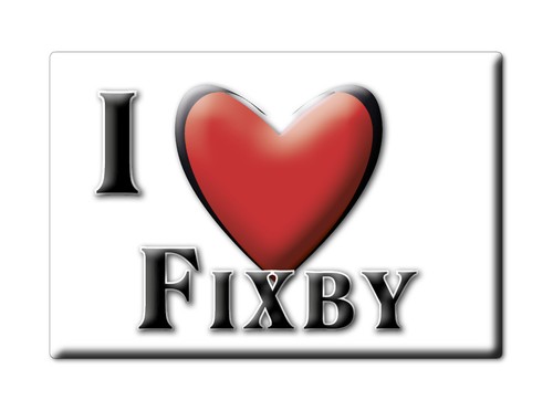 Fixby, West Yorkshire, England - Fridge Magnet I Love Souvenir Uk Gift ...