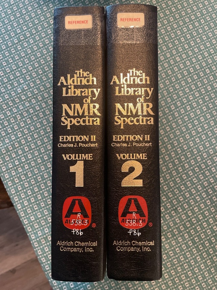 Pouchert. Aldrich Library of NMR Spectra, Ed. 2 Vol. 1 & 2 | eBay