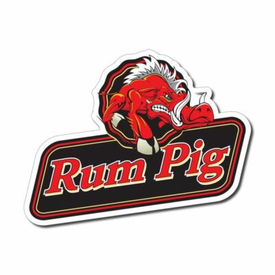 Rum Pig Sticker / Decal - Bundaberg Bundy Parody Funny Beer Mancave ...