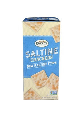 Sprouts Saltine Crackers Vegan 16 oz Pack of 4 | eBay