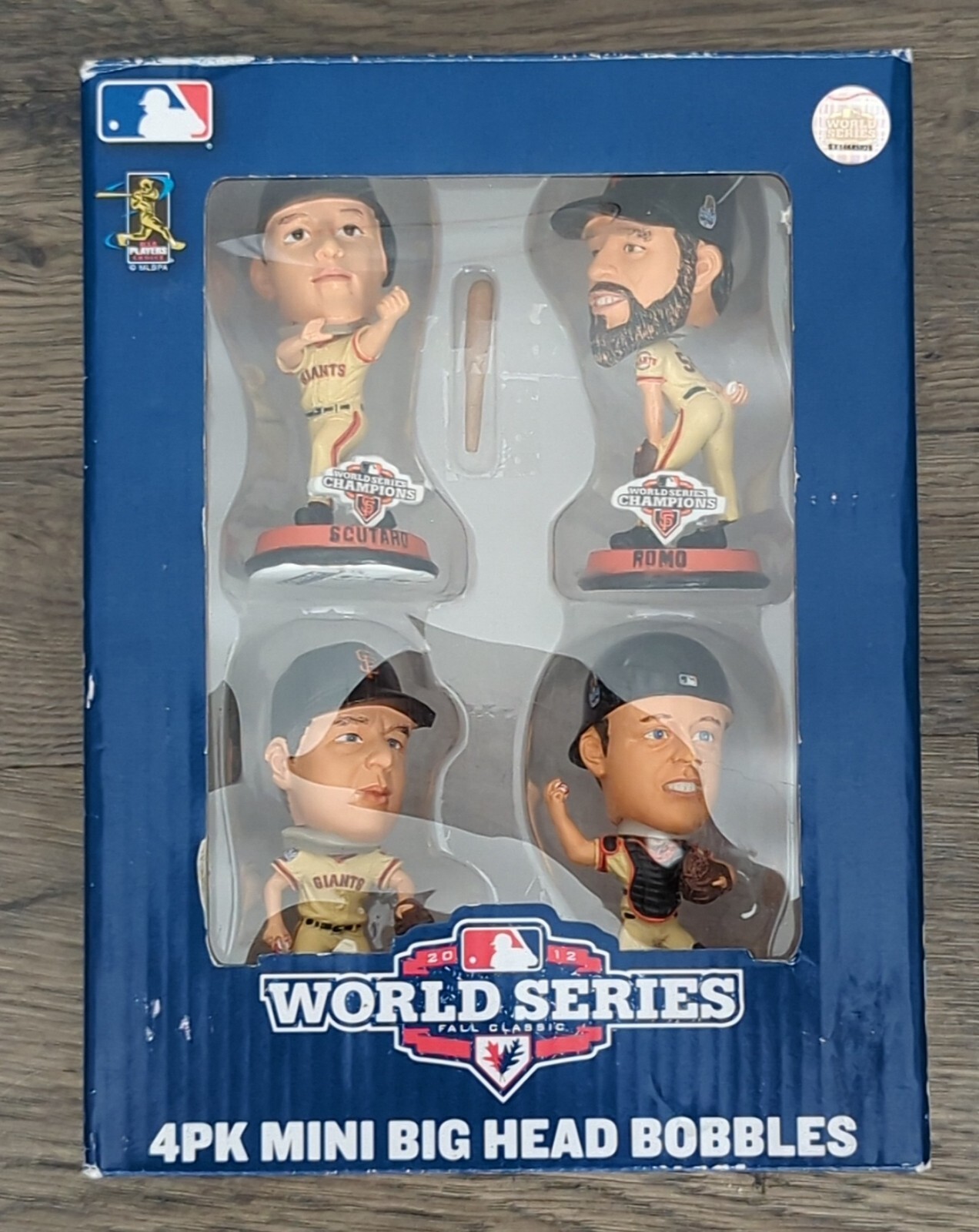 San Francisco Giants Bobblehead 4 Pack 2012 World Series Mini Big Head ...