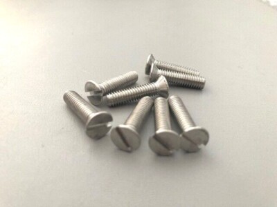 A2 Stainless 2BA 4BA 6BA Slotted Countersunk Head Machine Screws ...