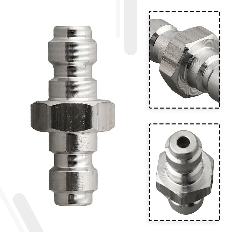 Dual Male Quick Connect Adaptor Foster Fitting Fit For 8MM Female ...