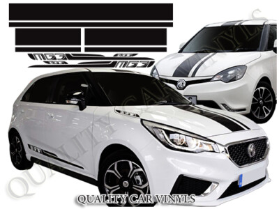 MG racing stripes MG3 decals RS131 side bonnet roof boot graphics ...