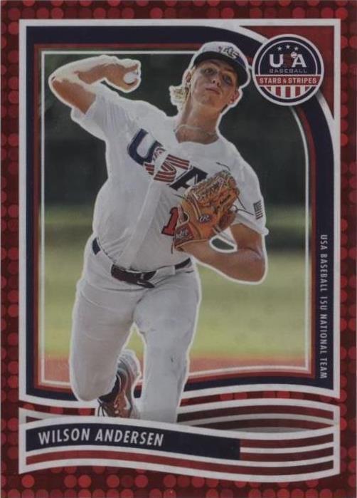2024 Panini Stars and Stripes - Wilson Andersen #20 Red /199 (RC) for ...