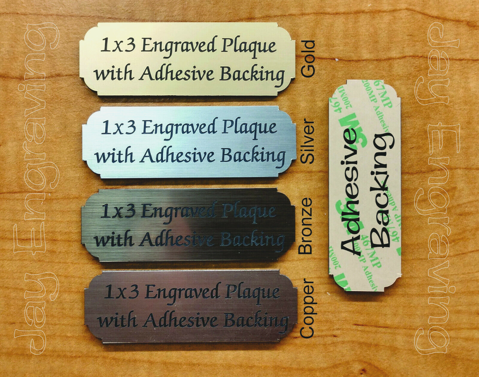 Custom Engraved 1x3 Plaque Sign Plate | Personalized Calligraphy Script ...