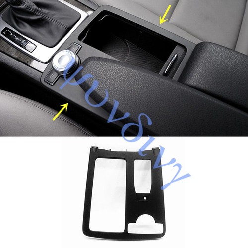 >For Mercedes W204 S204 C-Class Black Center Console Water Cup Holder ...
