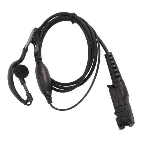 G Shape Earpiece Mic Built In PTT Walkie Talkie Headset For XIR P66 QCS ...