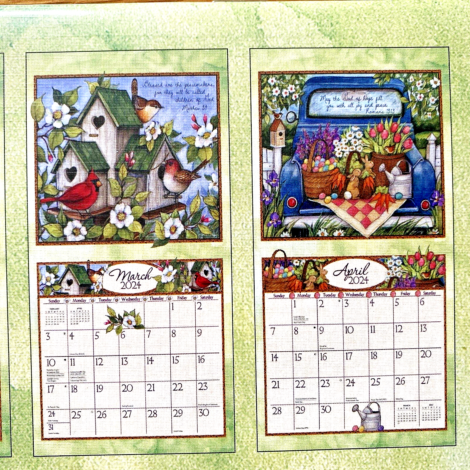 Susan Winget Wall Calendar 2024 Blessings The Lang Co Art Work Scrape ...